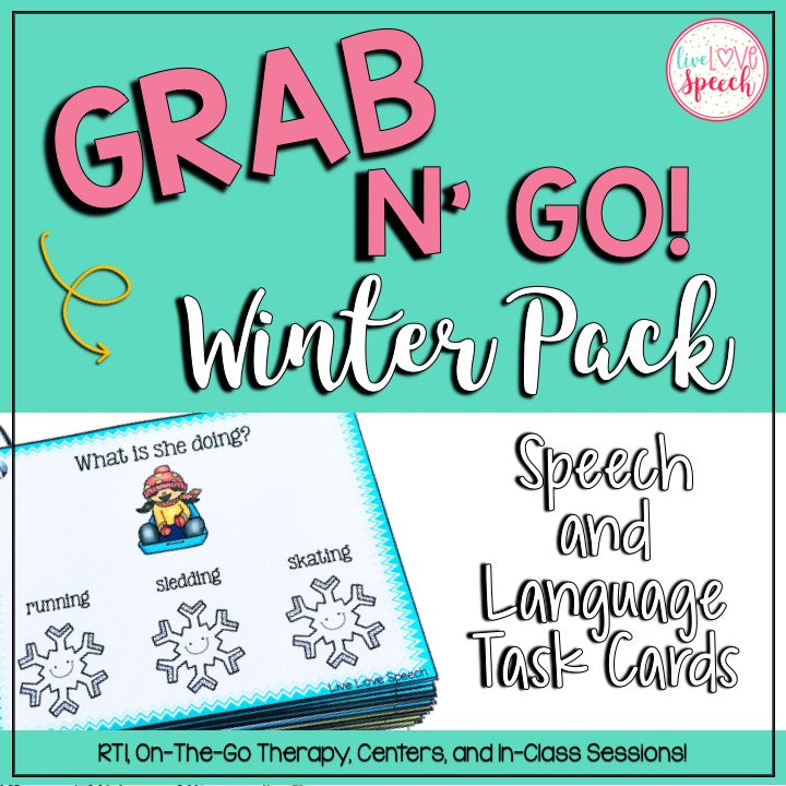 Grab N' Go Winter Pack | Speech and Language – Live Love Speech