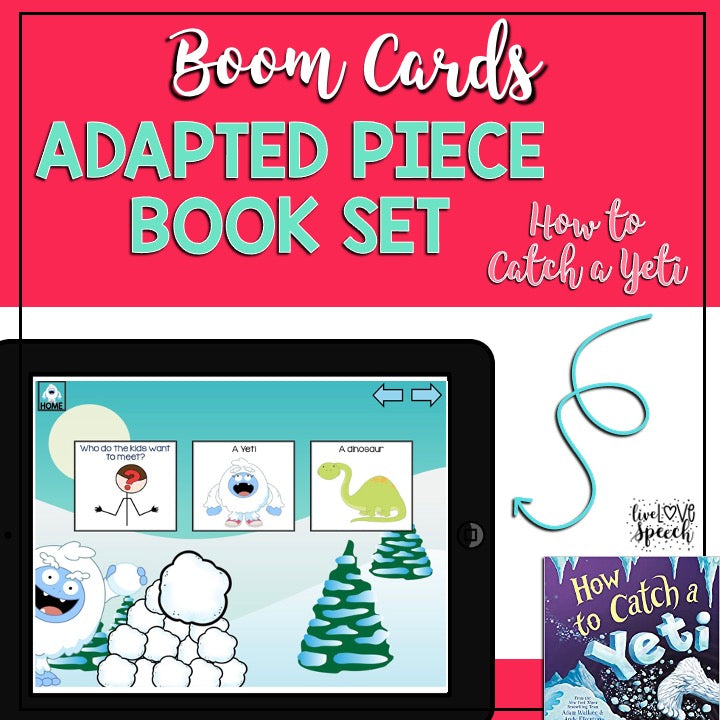 How to Catch a Yeti | BOOM Cards™ | Speech Therapy Activities – Live ...