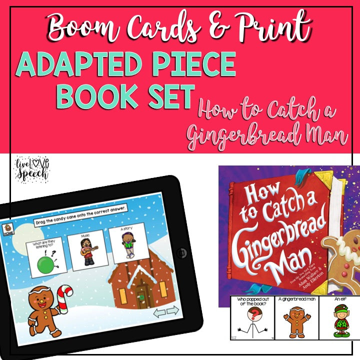 Adapted Book Piece Set | How to Catch a Gingerbread Man | BOOM Cards ...