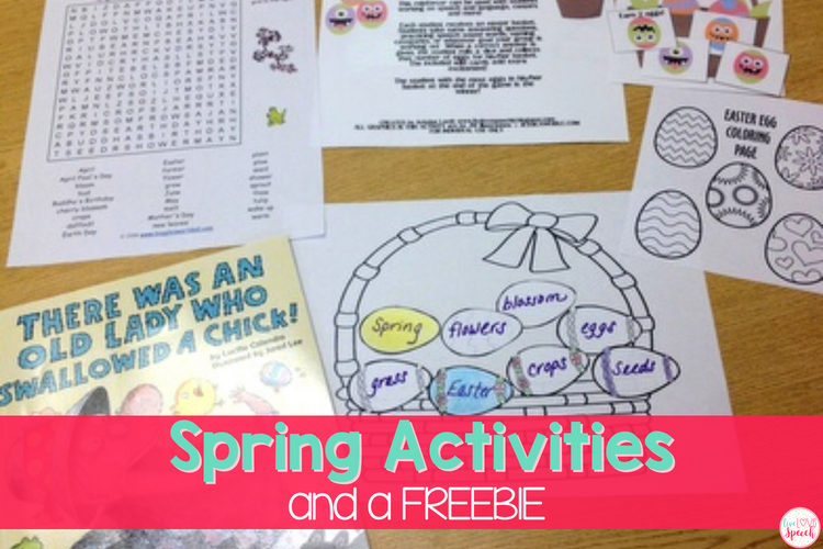SPRING ACTIVITIES AND A {FREEBIE} – Live Love Speech