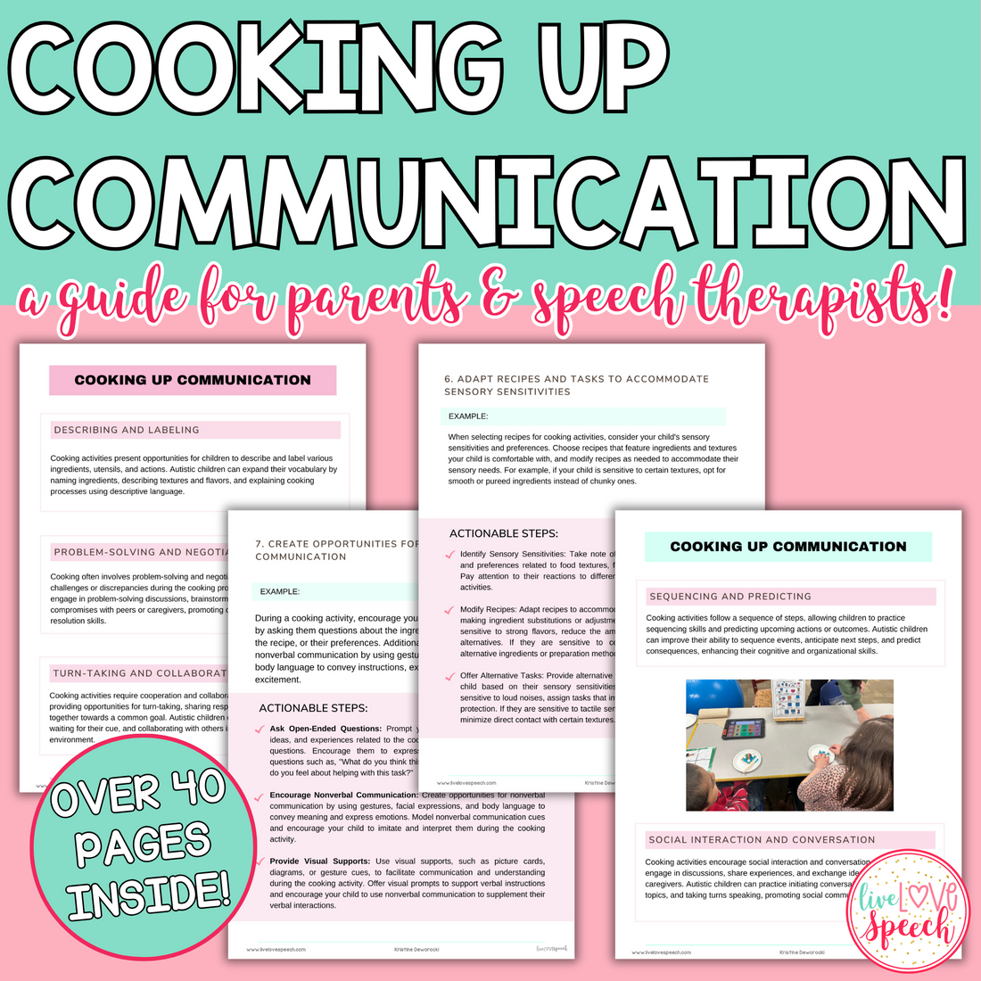 Cooking Up Communication: A Parent's Guide to Building Communication S ...