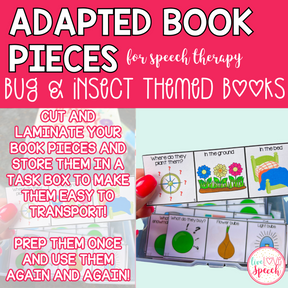 Flowers Garden Adapted Book Pieces for Speech Therapy | Special Educat ...