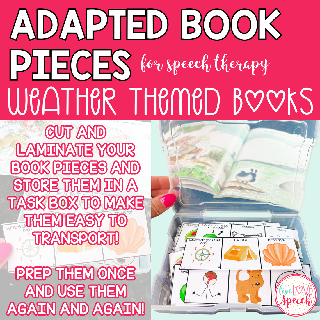 Ocean Beach Adapted Book Pieces for Speech Therapy | Special Education ...