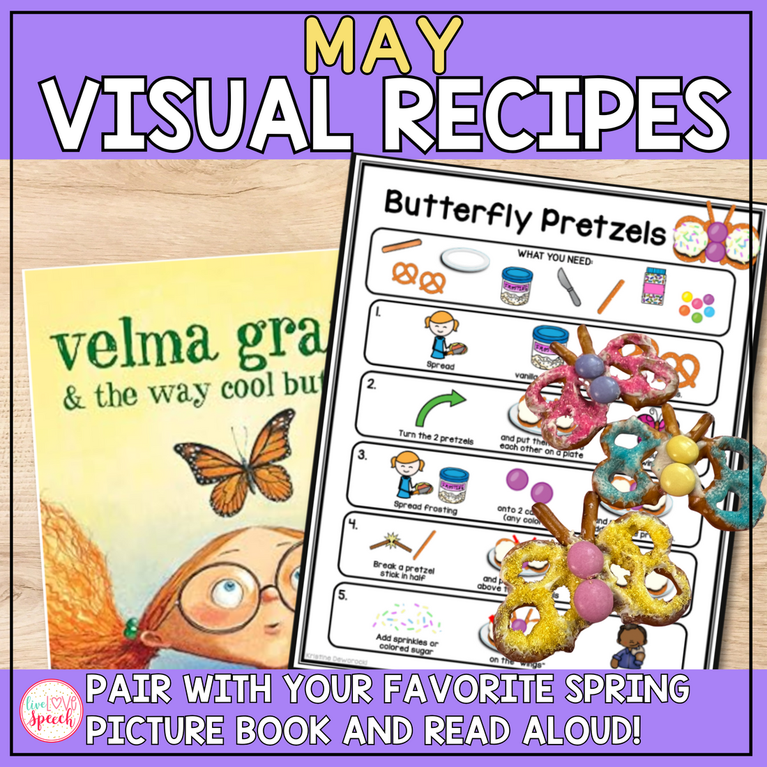 May Visual Recipes | Cheat Sheets | Speech Therapy | Life Skills – Live ...