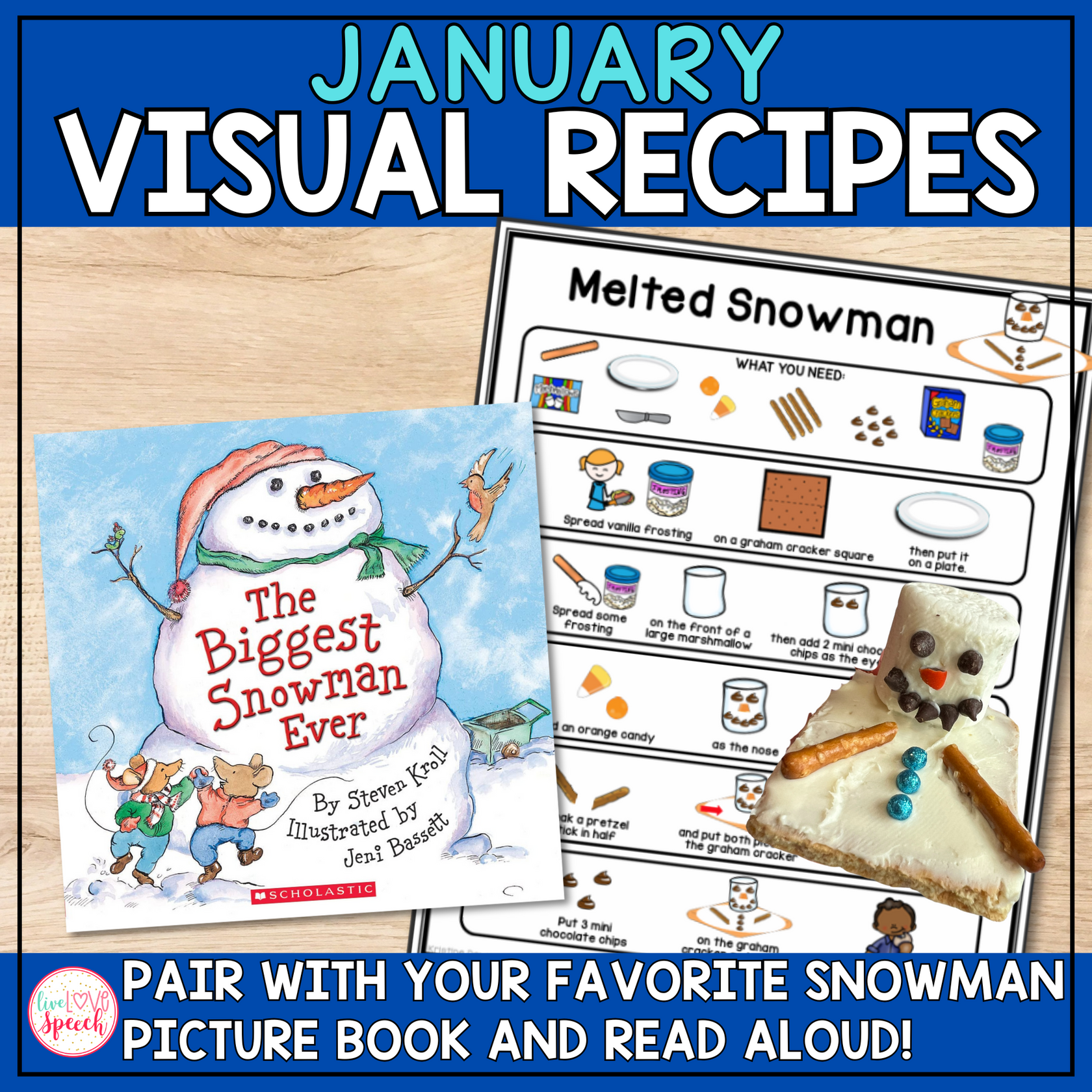 January Visual Recipes | Speech Therapy | Cooking with Kids | Life Ski ...