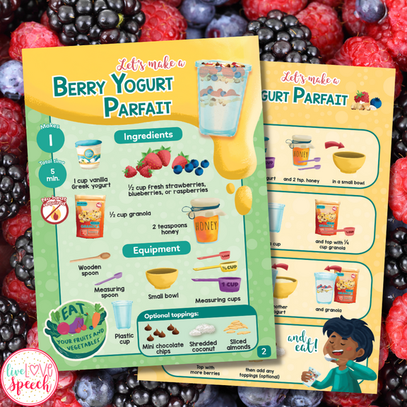 Visual Recipe Cards – Live Love Speech