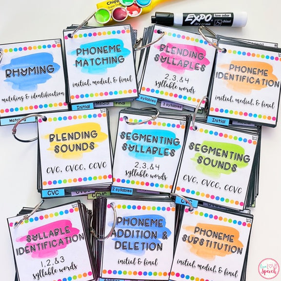 Grab N' Go Phonological Awareness | Speech Therapy – Live Love Speech