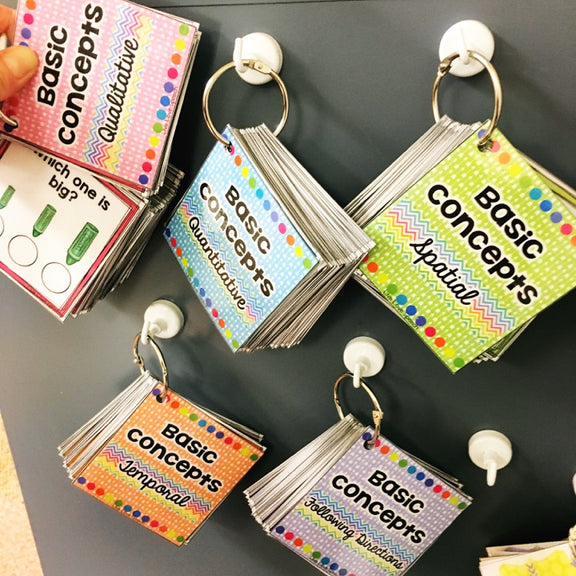 Grab N' Go Basic Concepts | Temporal, Spatial, Qualitative, Quantitati ...