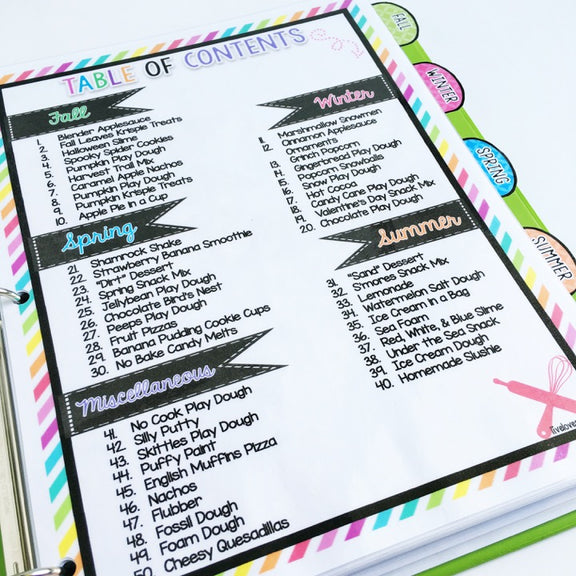 Cooking & Craft Visual Recipe Pack | 50 RECIPES | Speech Therapy | Han ...