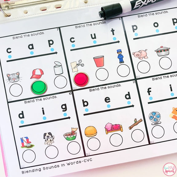 Grab N' Go Phonological Awareness | Speech Therapy – Live Love Speech