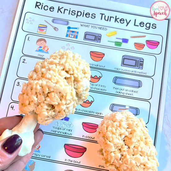 November Visual Recipes | Speech Therapy | Cooking with Kids | Life Sk ...